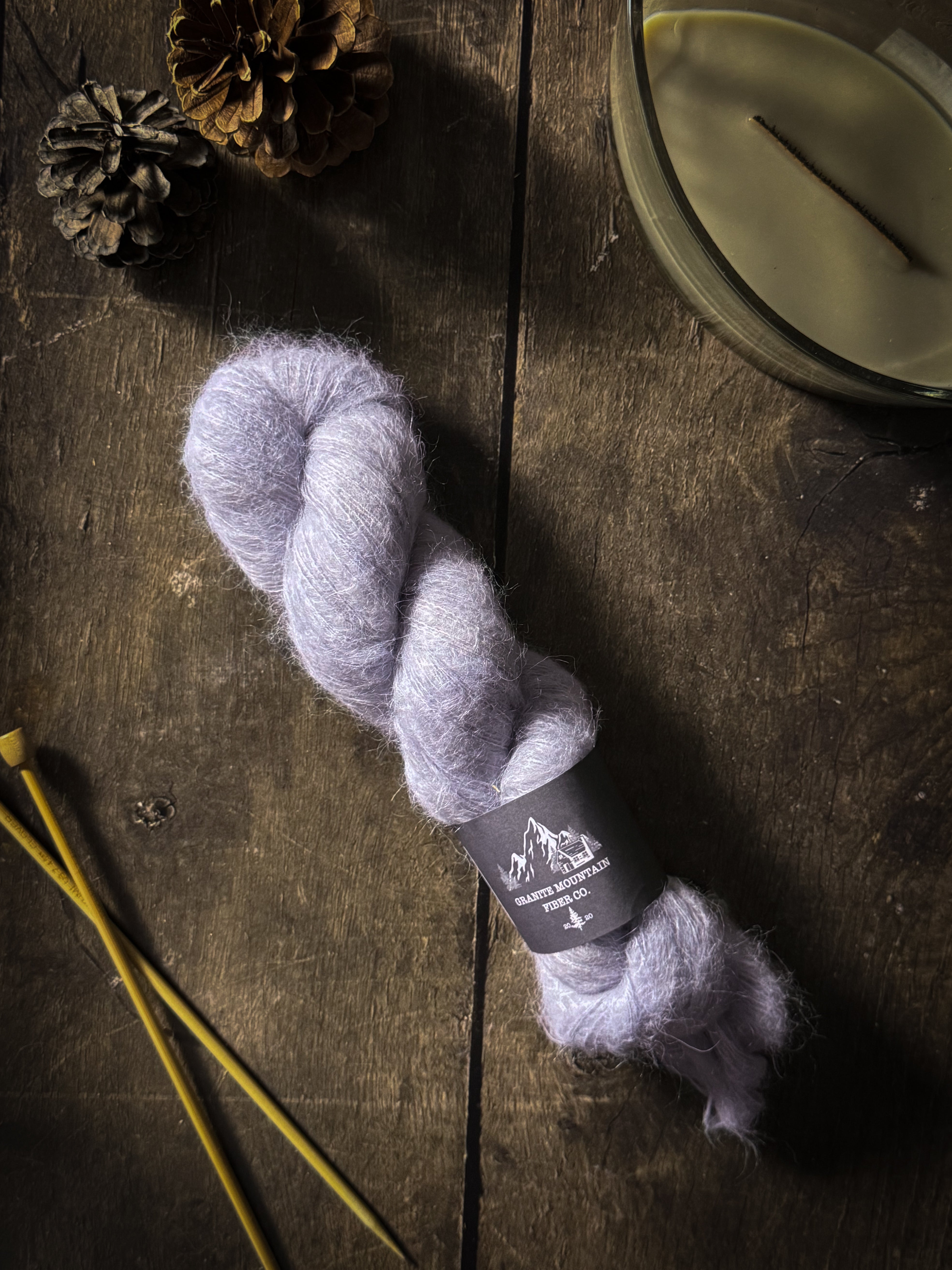 Morning Mist - Sunapee Suri – Granite Mountain Fiber Co.